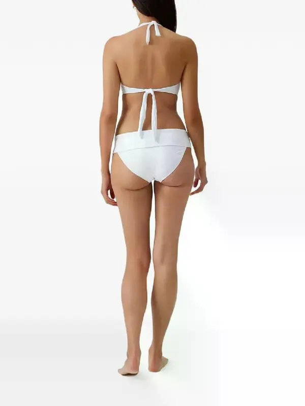 Melissa Odabash Brussels Draped Bikini Bottom - White