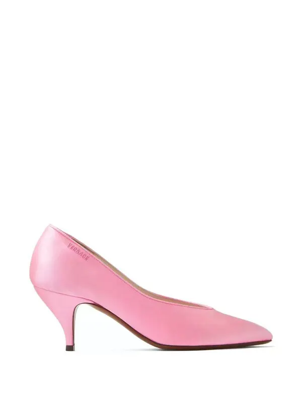 Versace Tina 65mm Satin Pumps - Pink