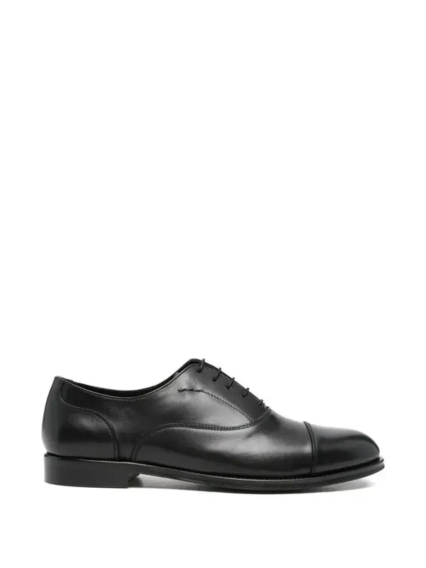 CALPIERRE Cap-toe Oxford Shoes - Black