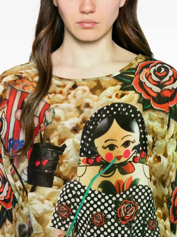 The Artistylist Graphic-print Blouse