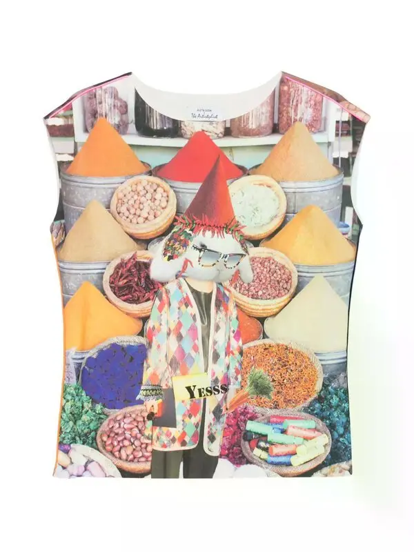 The Artistylist Graphic-print Sleeveless Tank Top