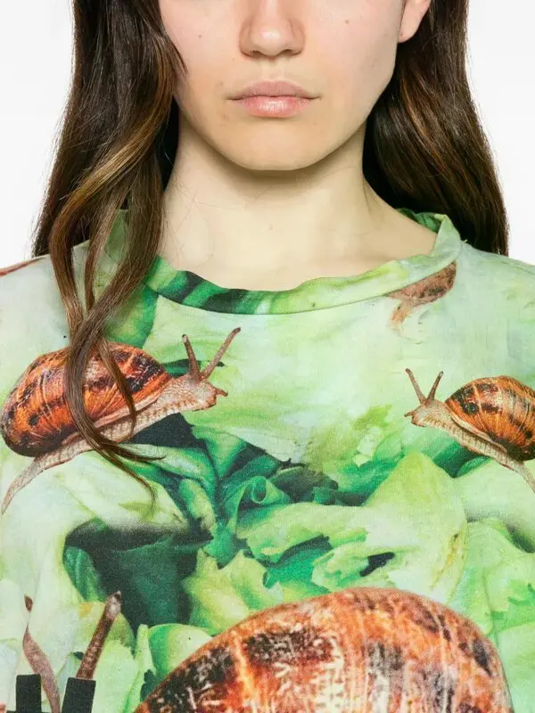 The Artistylist Snail-print T-shirt