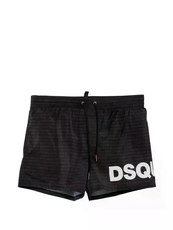 Dsquared2 Logo-print Swim Shorts - Black