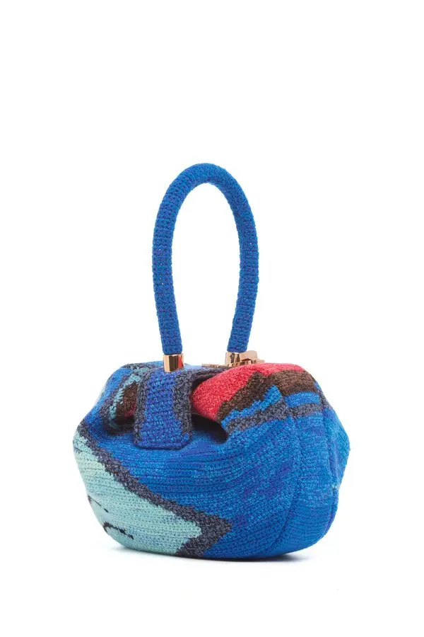 Gabriela Hearst Nina Bag In Air Multi Crochet Cashmere - Multicolor