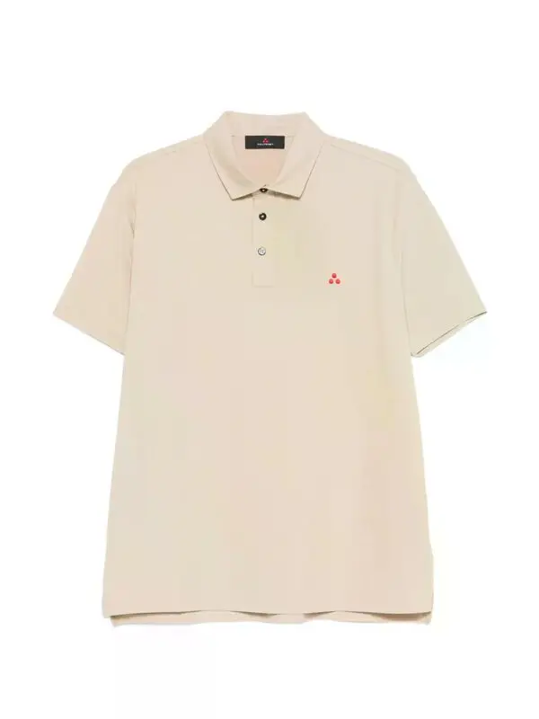Peuterey Logo-embroidery Polo Shirt - Neutrals