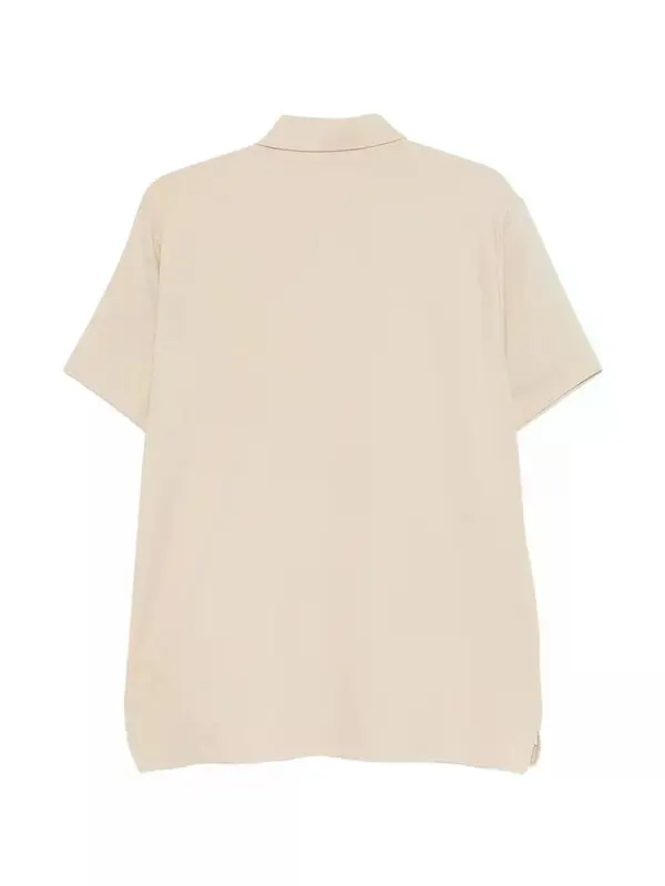 Peuterey Logo-embroidery Polo Shirt - Neutrals