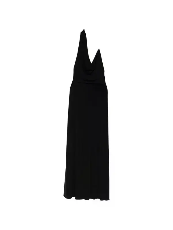 ANIYE BY Knot Norah Halterneck Maxi Dress - Black