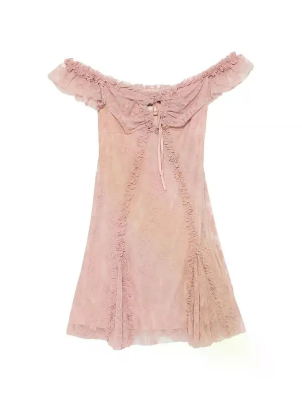 ANIYE BY Era Ruffled Lace Mini Dress
