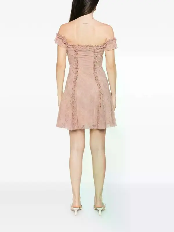 ANIYE BY Era Ruffled Lace Mini Dress