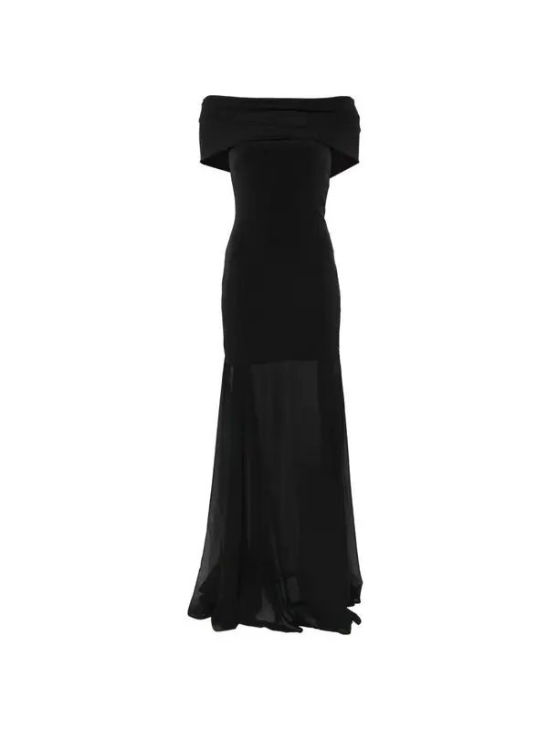 ANIYE BY Dreams Norah Off-the-shoulder Maxi Dress - Black