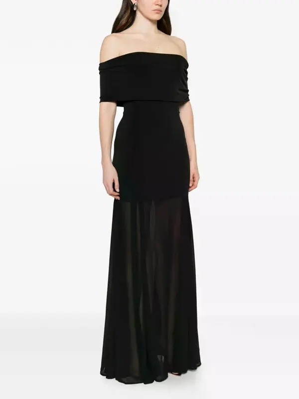 ANIYE BY Dreams Norah Off-the-shoulder Maxi Dress - Black