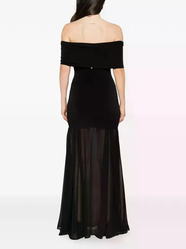 ANIYE BY Dreams Norah Off-the-shoulder Maxi Dress - Black