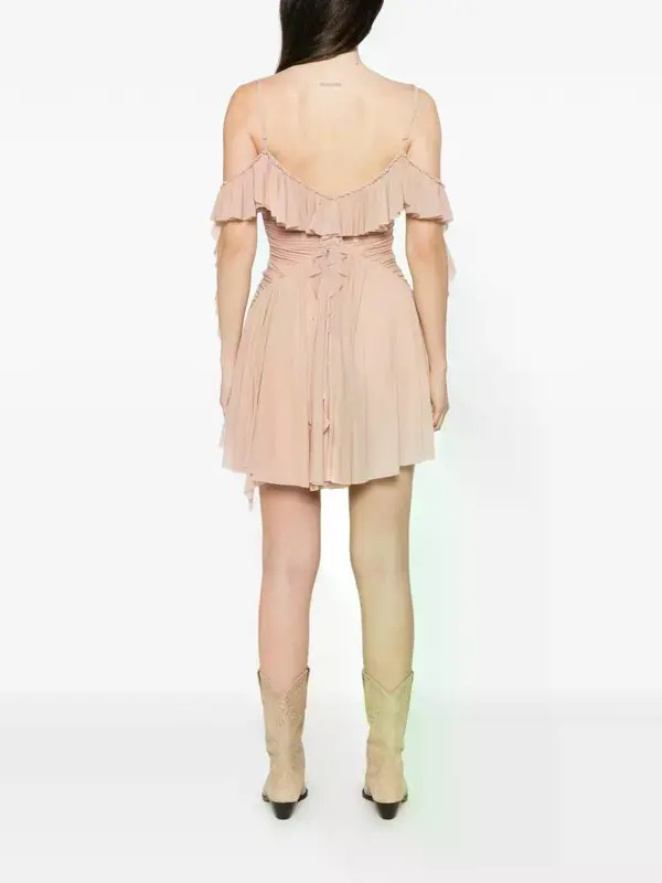 ANIYE BY Xena Ruffled Mini Dress - Pink