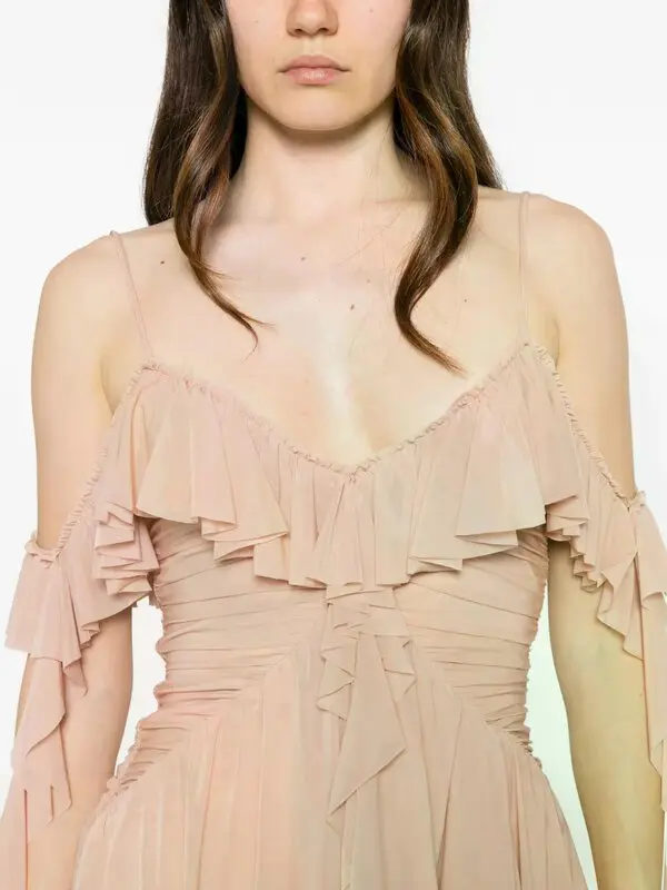 ANIYE BY Xena Ruffled Mini Dress - Pink