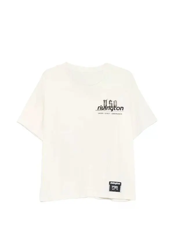 RIVINGTON ROI REBIS Uso Graphic-print T-shirt - White