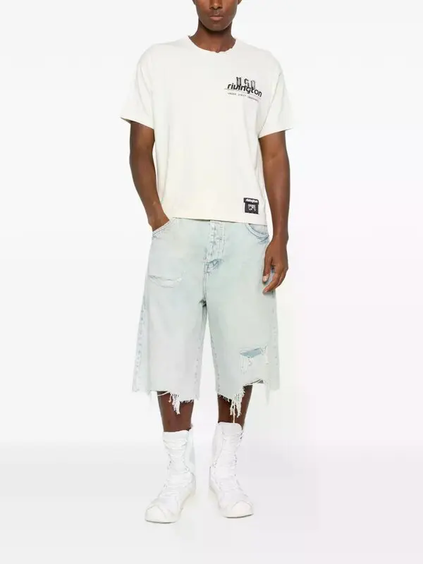 RIVINGTON ROI REBIS Uso Graphic-print T-shirt - White