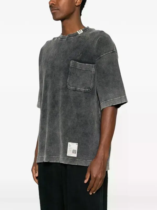 Mihara Yasuhiro Distressed T-shirt - Black