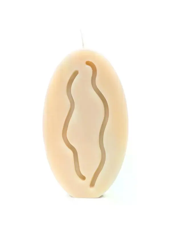 CARNE BOLLENTE Vulva Volcano Candle - Neutrals