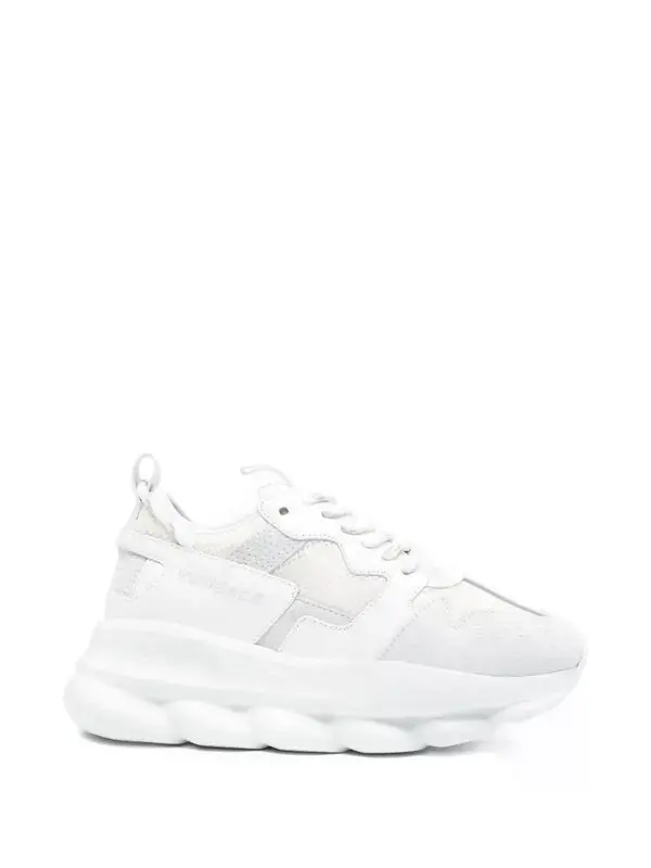 Versace Chain Reaction Sneakers - White