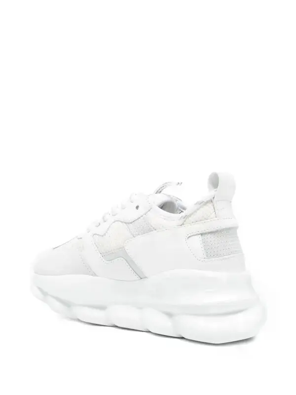 Versace Chain Reaction Sneakers - White