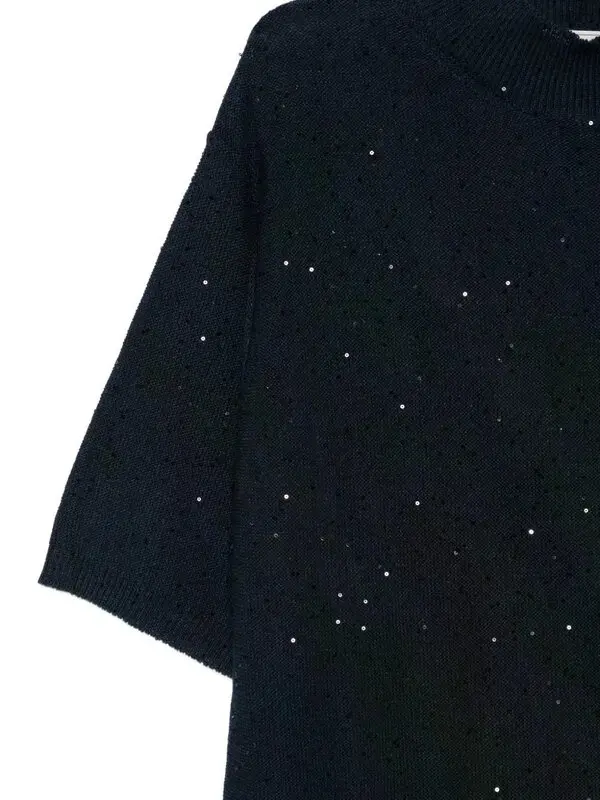 Antonelli Firenze Garofano Sequin-embellished Knitted Midi Dress