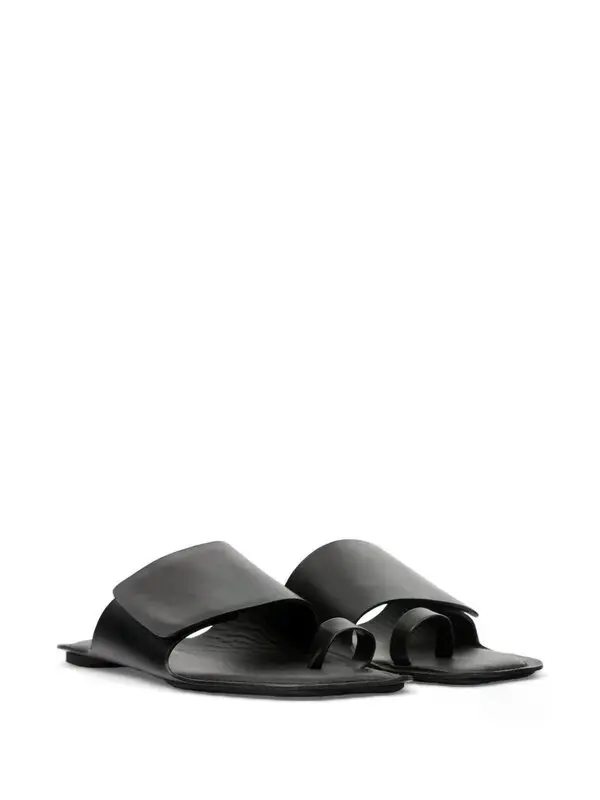 MAISON MARGIELA Broad Strap Leather Sandals