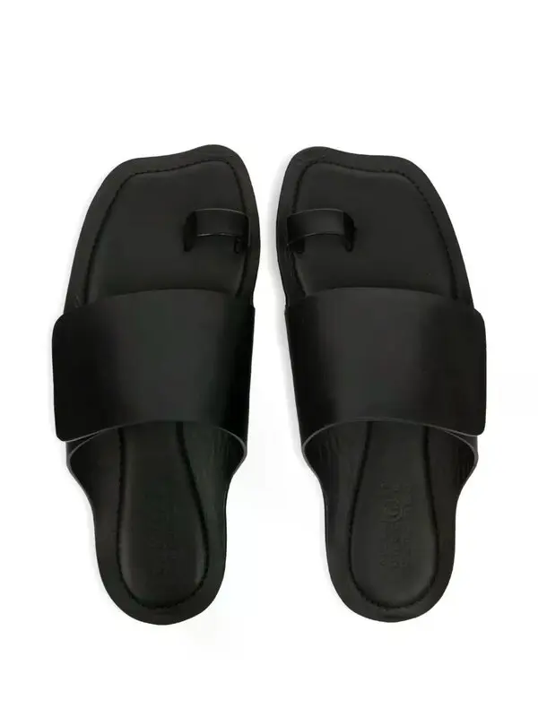 MAISON MARGIELA Broad Strap Leather Sandals