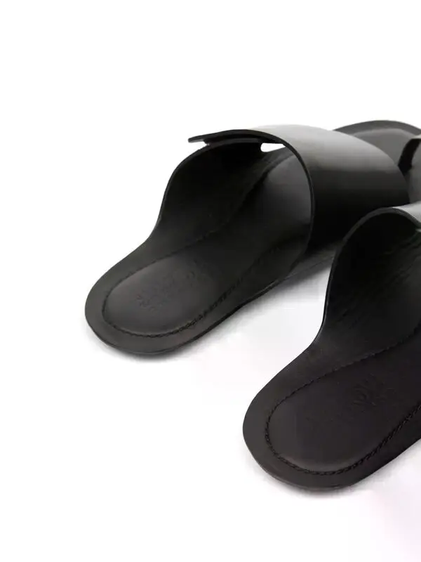 MAISON MARGIELA Broad Strap Leather Sandals
