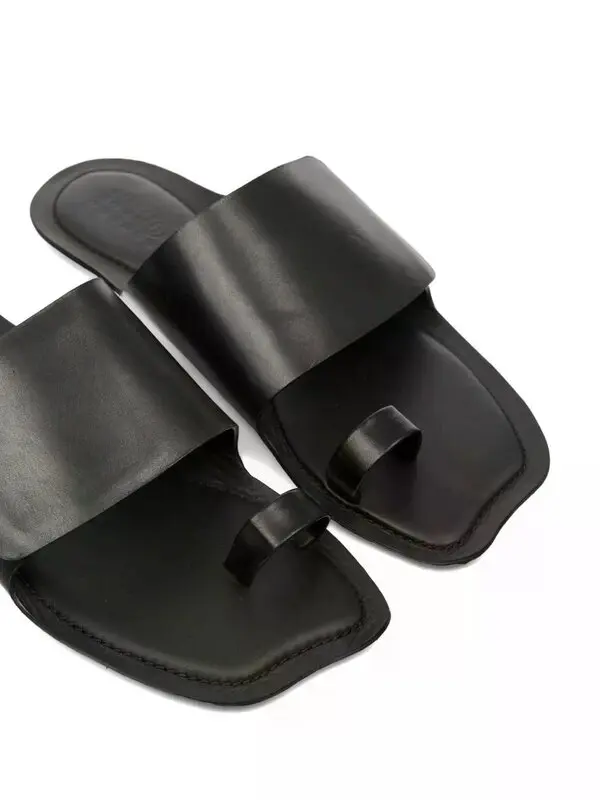 MAISON MARGIELA Broad Strap Leather Sandals