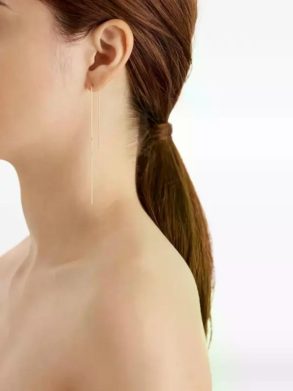 Shihara Construction Lines Chain-link Earring