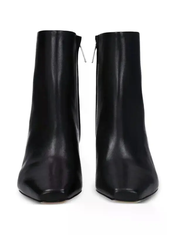 Off-White Geometric-heel Pointed-toe Ankle Boots