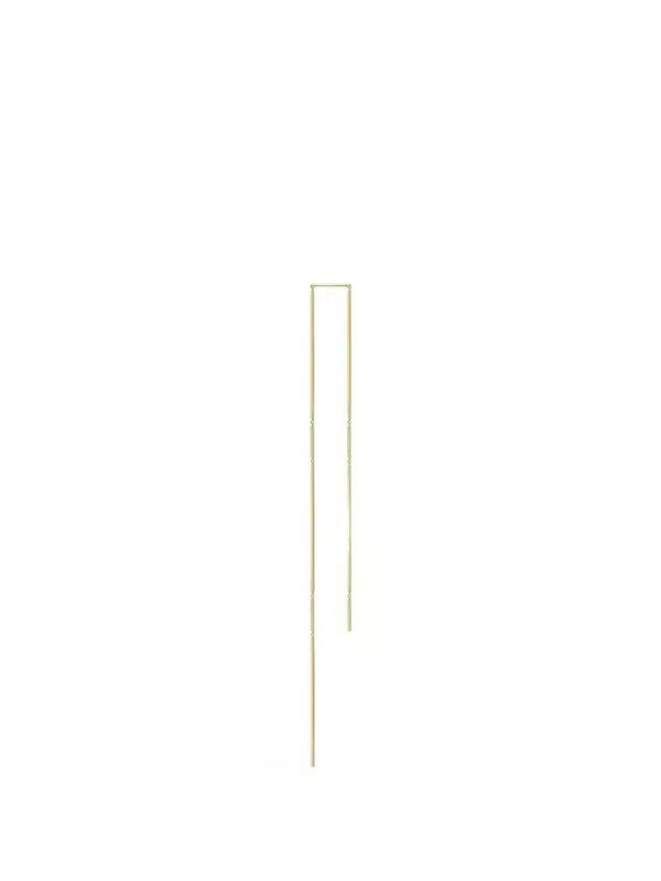 Shihara Construction Lines Chain-link Single Earring - Gold