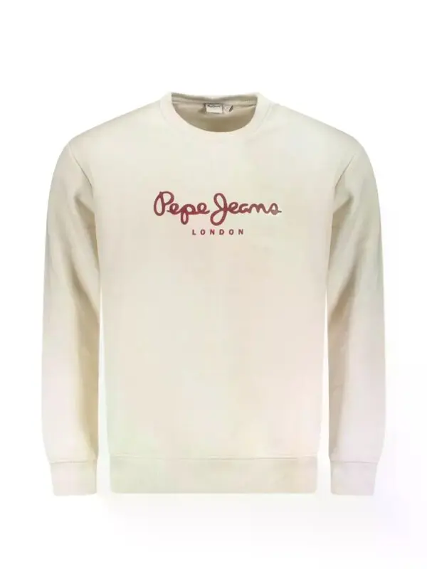 Pepe Jeans Logo-print Crew-neck Sweatshirt - Neutrals