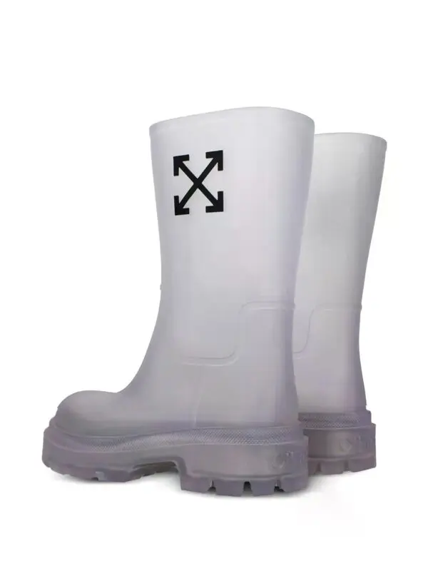 Off-White Ankle Boots With Lug Sole And Arrow Logo