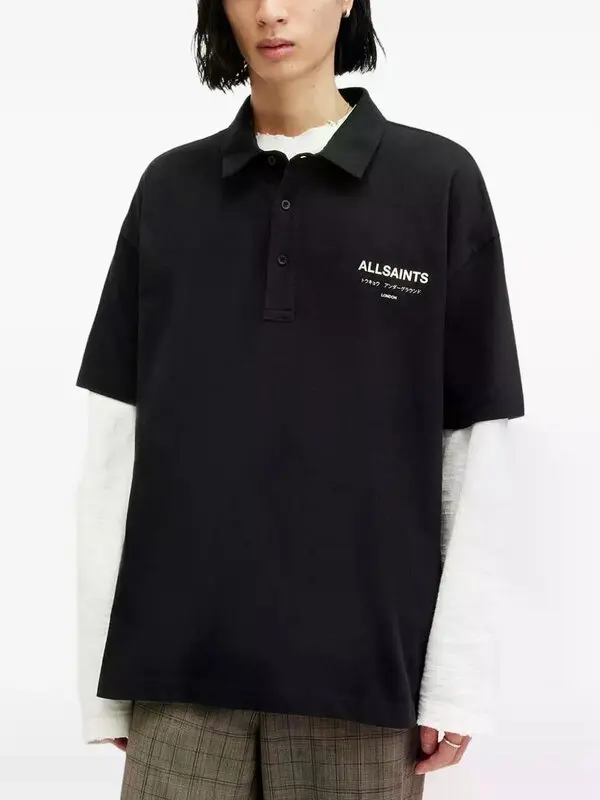 ALLSAINTS Underground Short-sleeved Polo Shirt