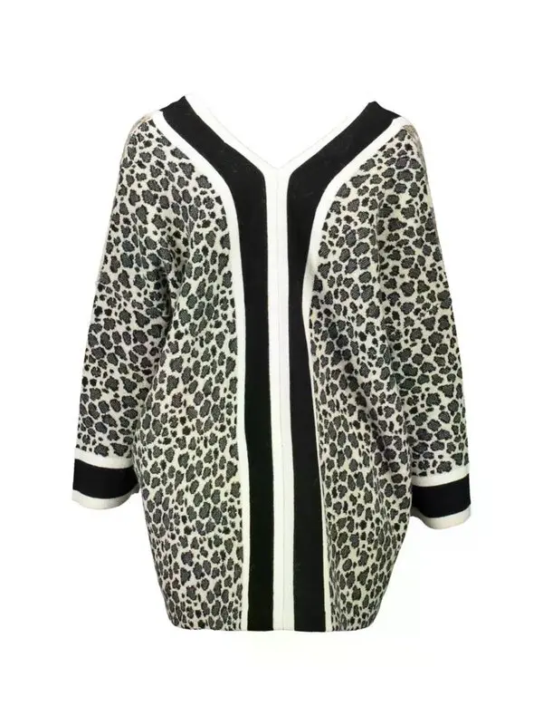 BLUGIRL Floral And Animal-print Sweater