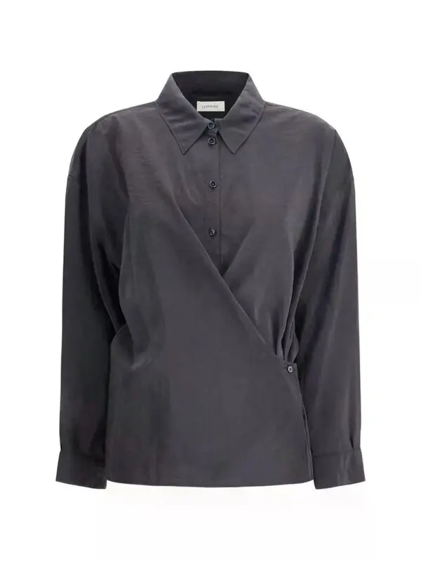 LEMAIRE Twisted Detailing Shirt - Black