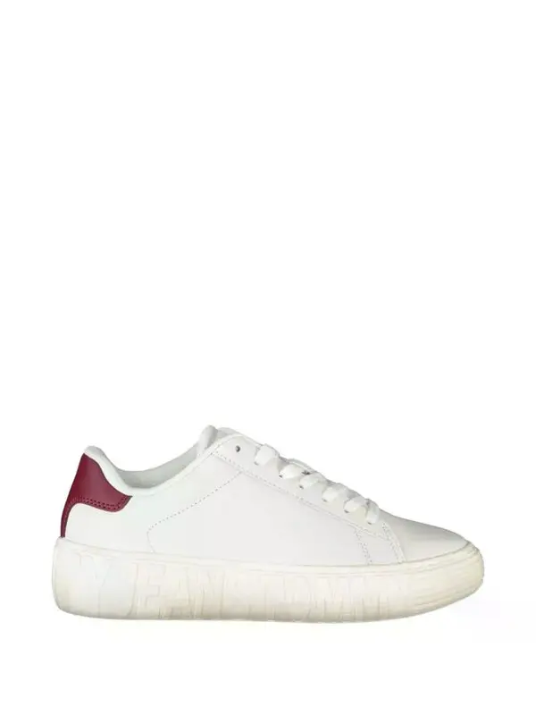 Tommy Hilfiger Cupsole Leather Sneakers - White