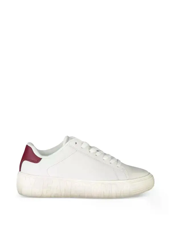 Tommy Hilfiger Cupsole Leather Sneakers - White