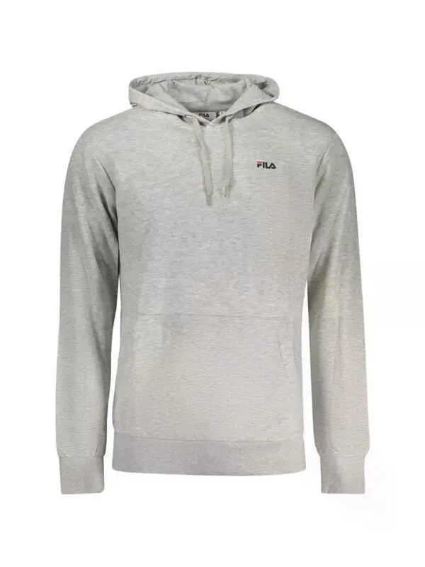 FILA Logo-detail Drawstring Hoodie - Grey
