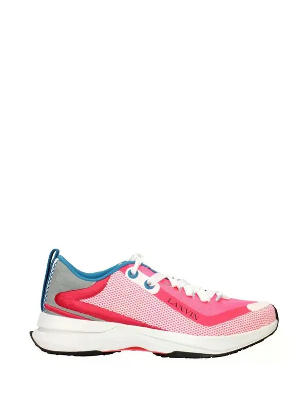 LANVIN Mesh-panelled Sneakers - Pink