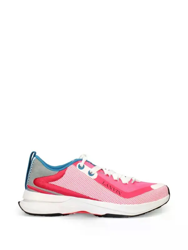 LANVIN Mesh-panelled Sneakers - Pink