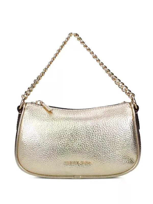 Michael Kors Pebbled Metallic Leather Tote - Gold