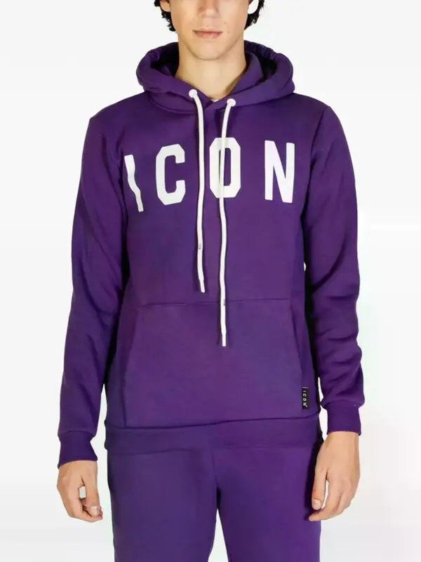 ICON BRAND Logo-print Hoodie