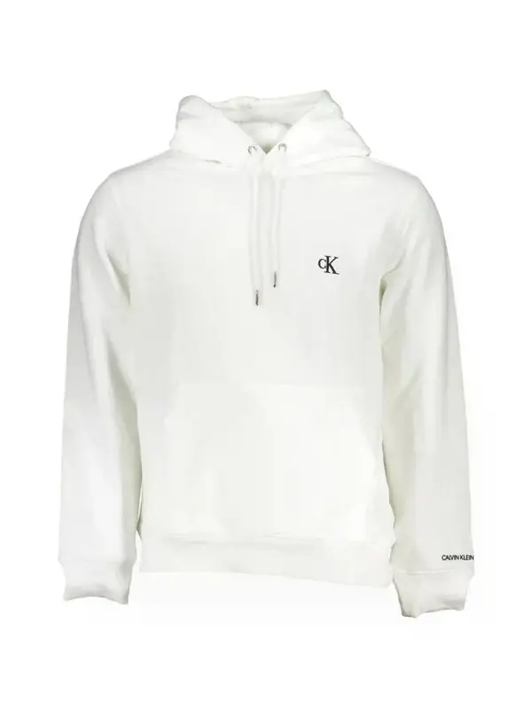 Calvin Klein Logo-print Hoodie - White