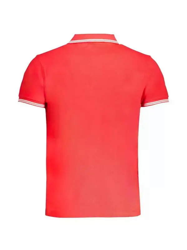 Roberto Cavalli Logo-embroidered Tipped Polo Shirt - Red