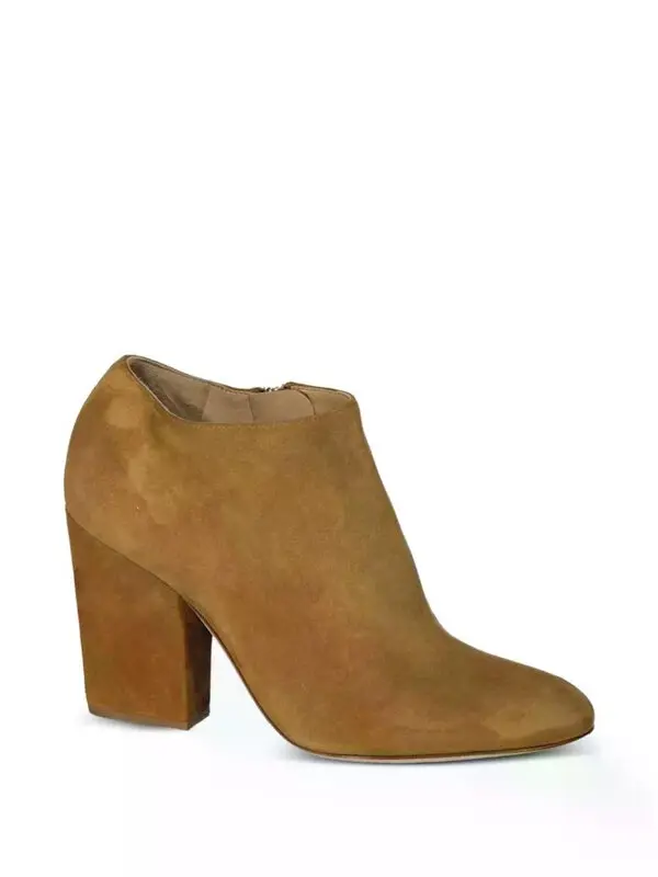 SERGIO ROSSI Suede Ankle Boots - Neutrals