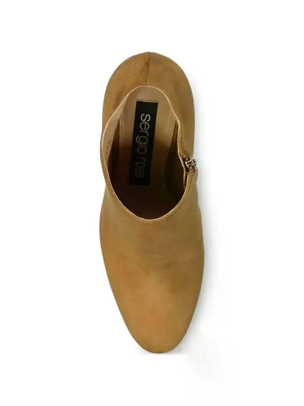SERGIO ROSSI Suede Ankle Boots