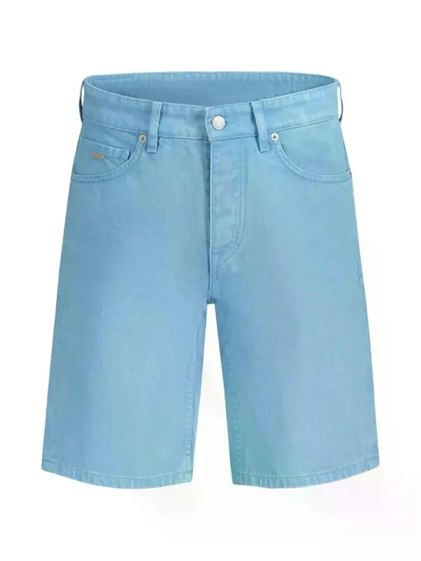BOSS Five-pocket Denim Shorts - Blue