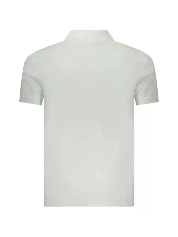 Calvin Klein Embroidered-logo Polo Shirt - White